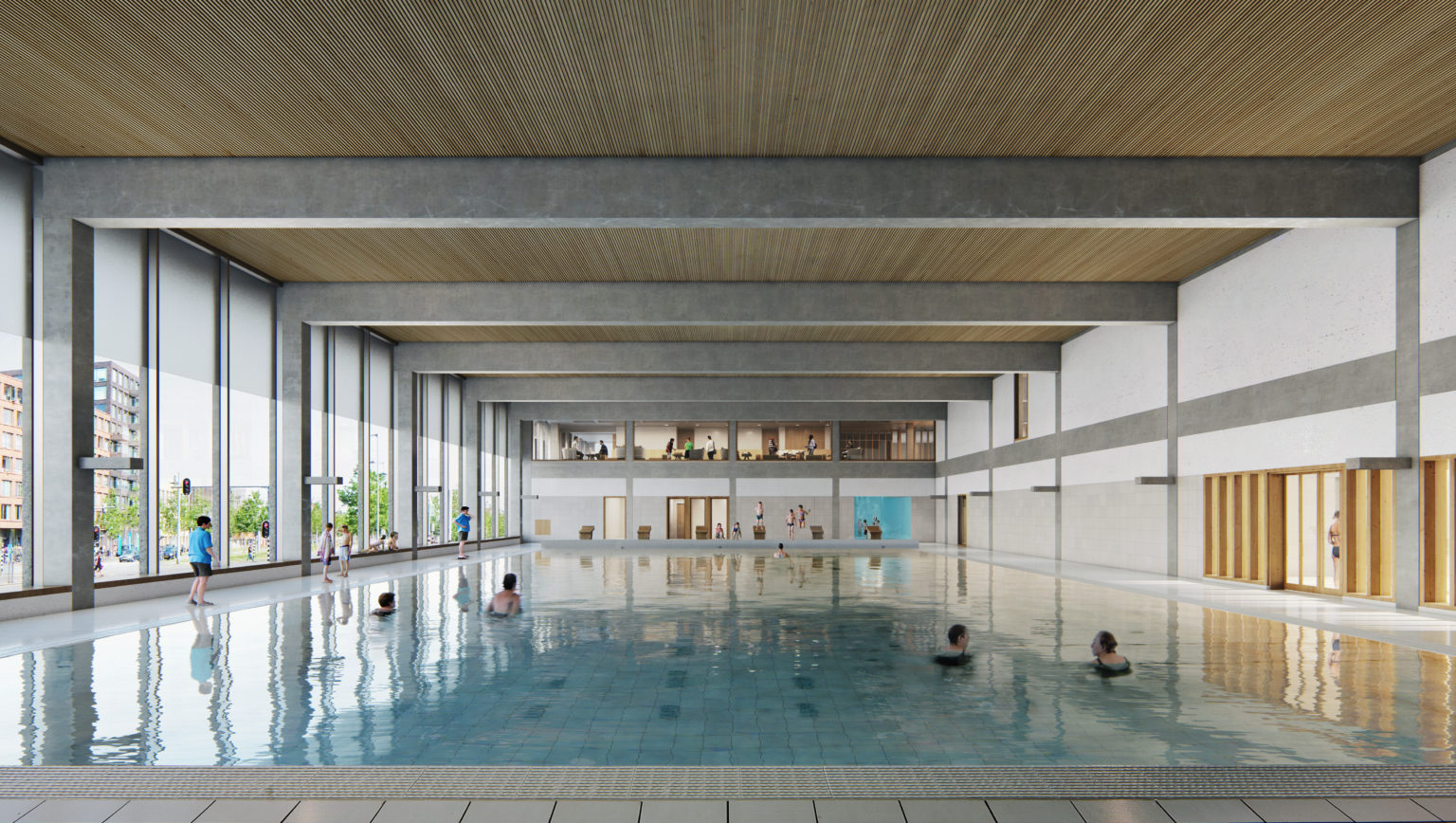 Rotterdam investeert in sportcentrum met zwembad en 100 woningen op ...